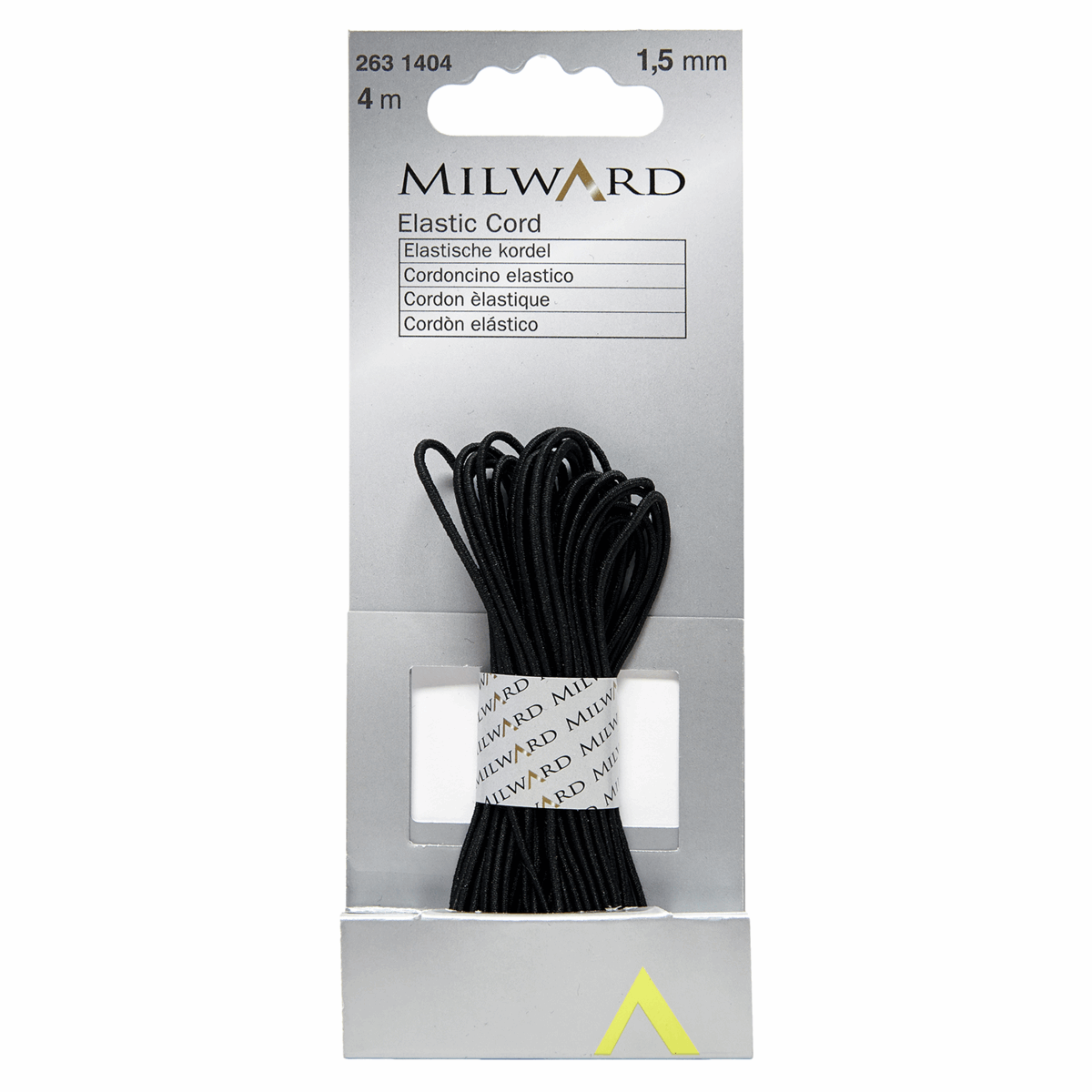 Elastic Cord 1.5mm Black | Pack Lane Wool