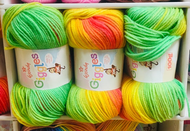 Wendy Giggles DK 100g Yarn | Pack Lane Wool Shop