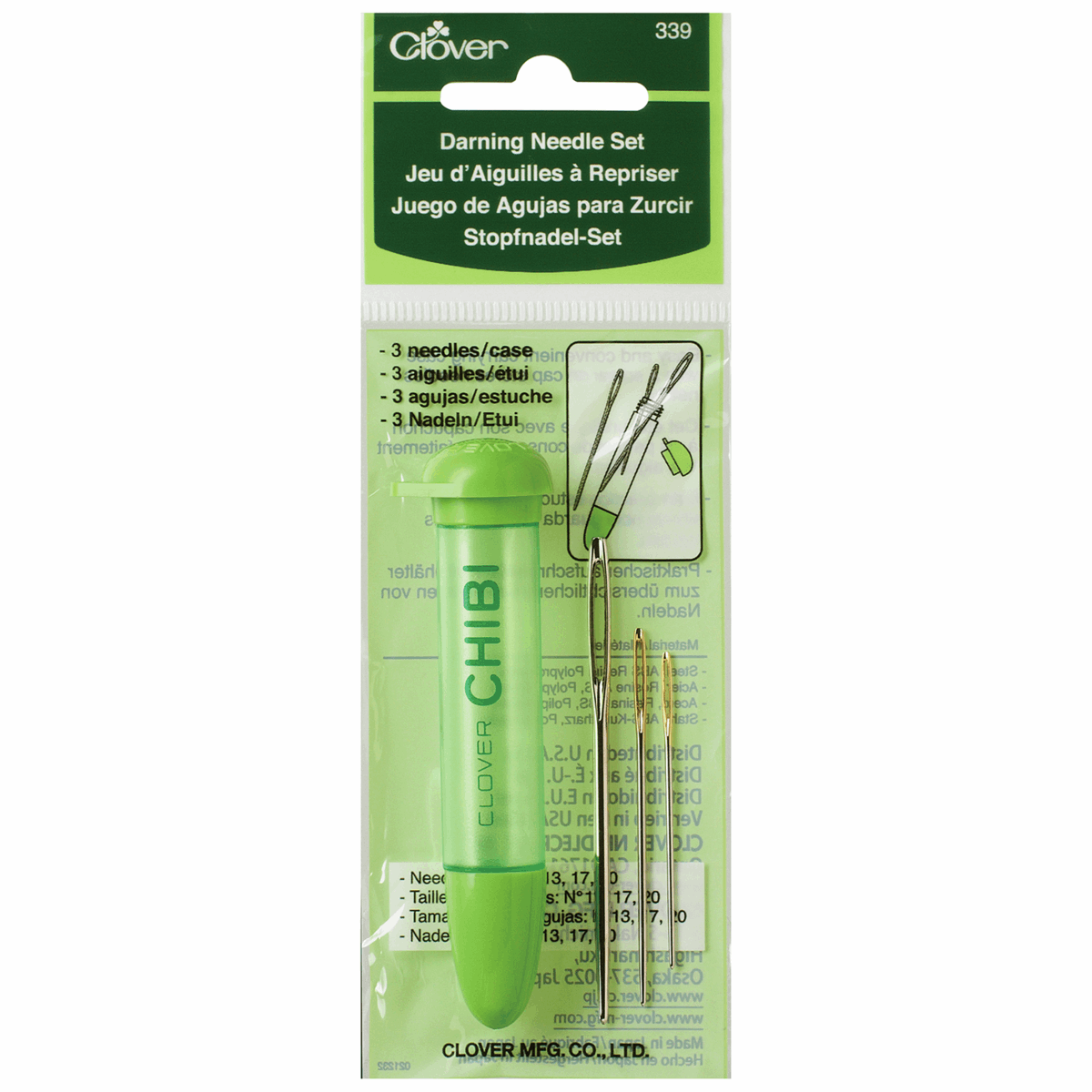 Clover Darning Needle Set | Pack Lane Wool
