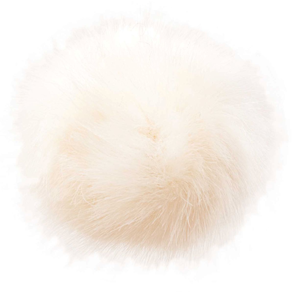 Fake Fur Pom Pom 10cm Nature | Pack Lane Wool Shop